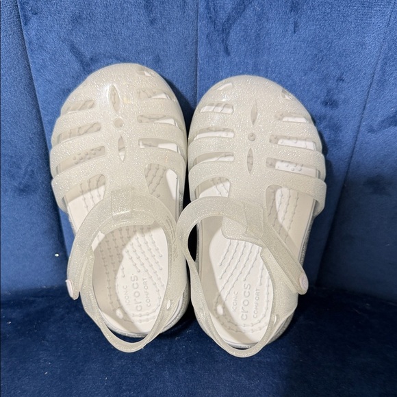CROCS | Shoes | Crocs Kids Clear Glitter Sandals Size C5 Nwot | Poshmark